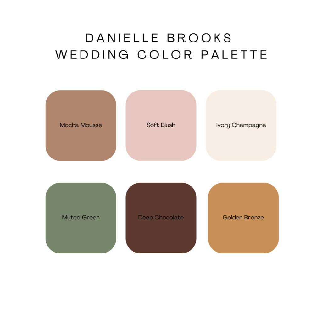 How Danielle Brooks Set Wedding Trends with Mocha Mousse